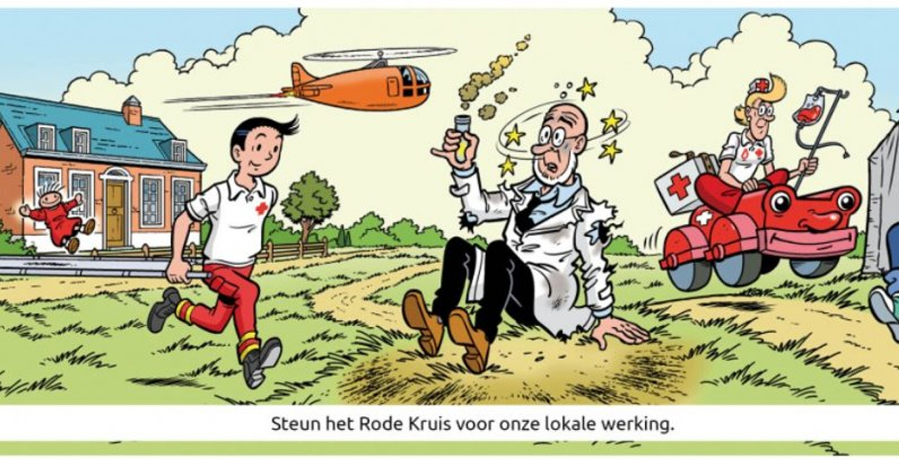 Rode Kruis gaat stickers gratis verdelen | RTV