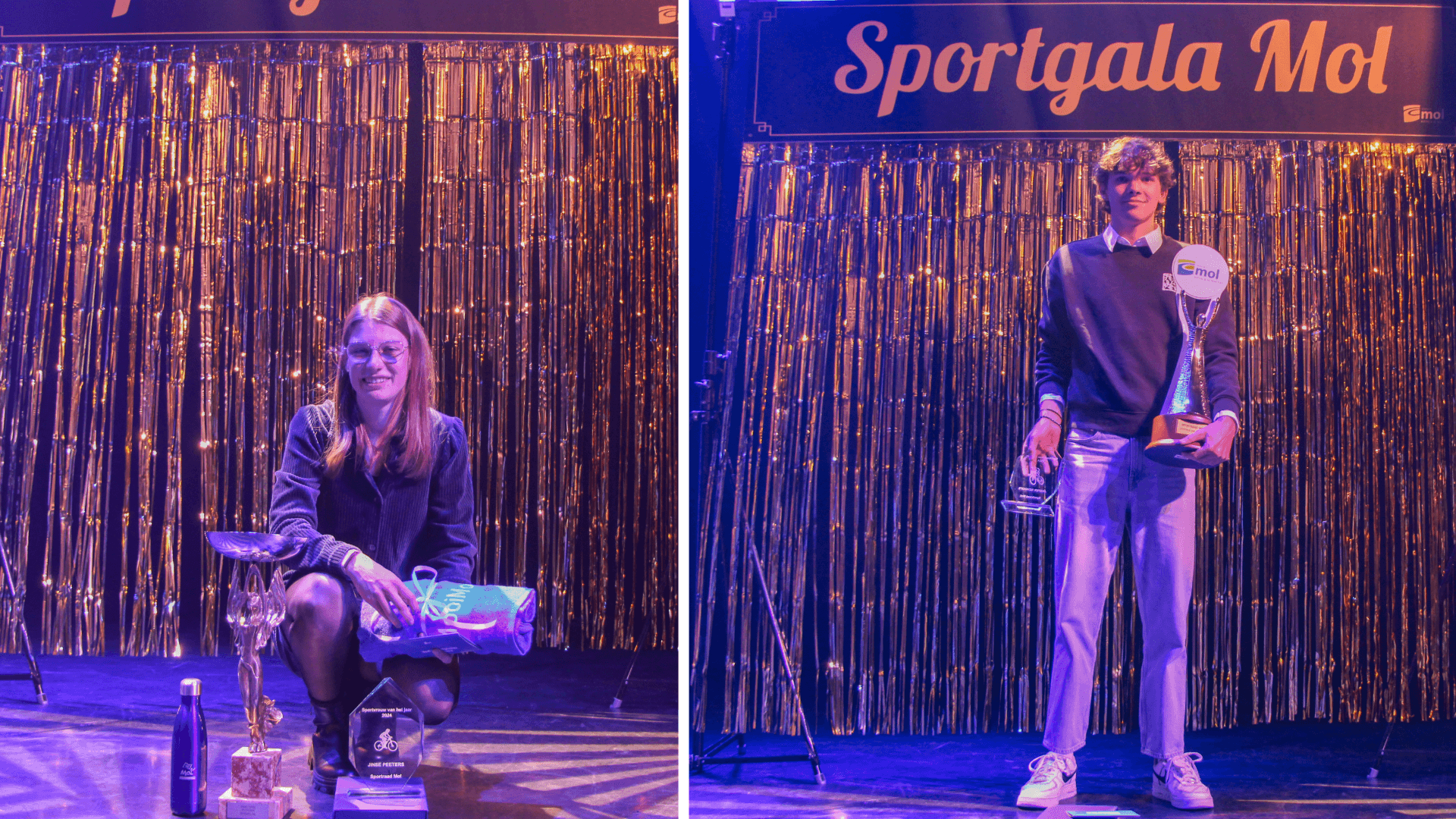 Jinse Peeters en Jasper Schoofs Molse sportvrouw en sportman van het ...