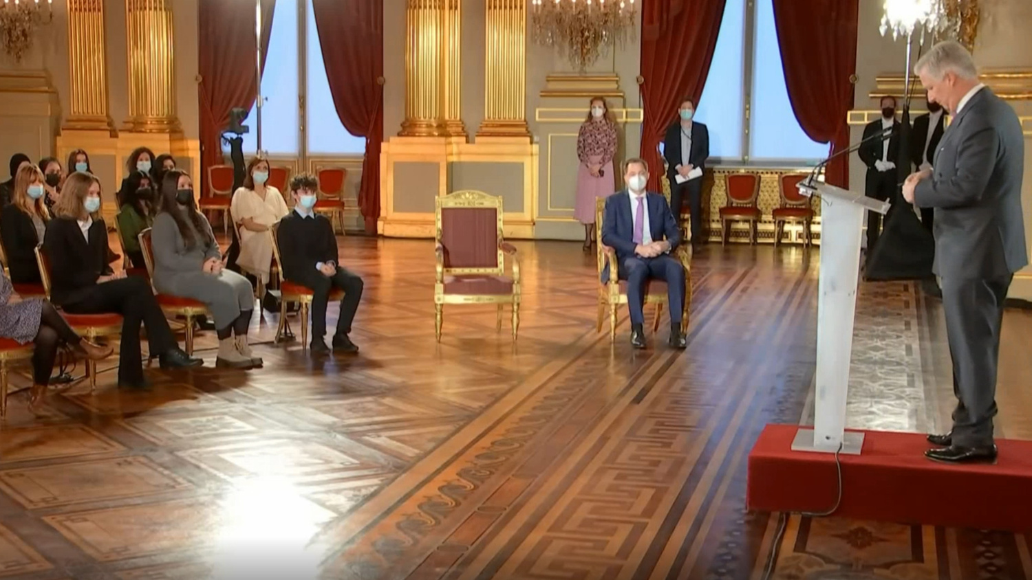 Leerlingen Colomaplus uitgenodigd voor toespraak koning Filip | RTV