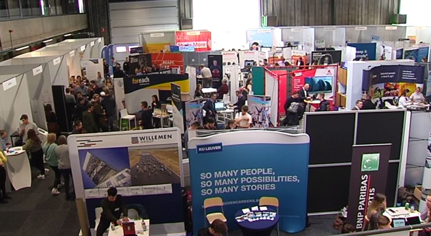 245 bedrijven op jobbeurs Campus De Nayer | RTV