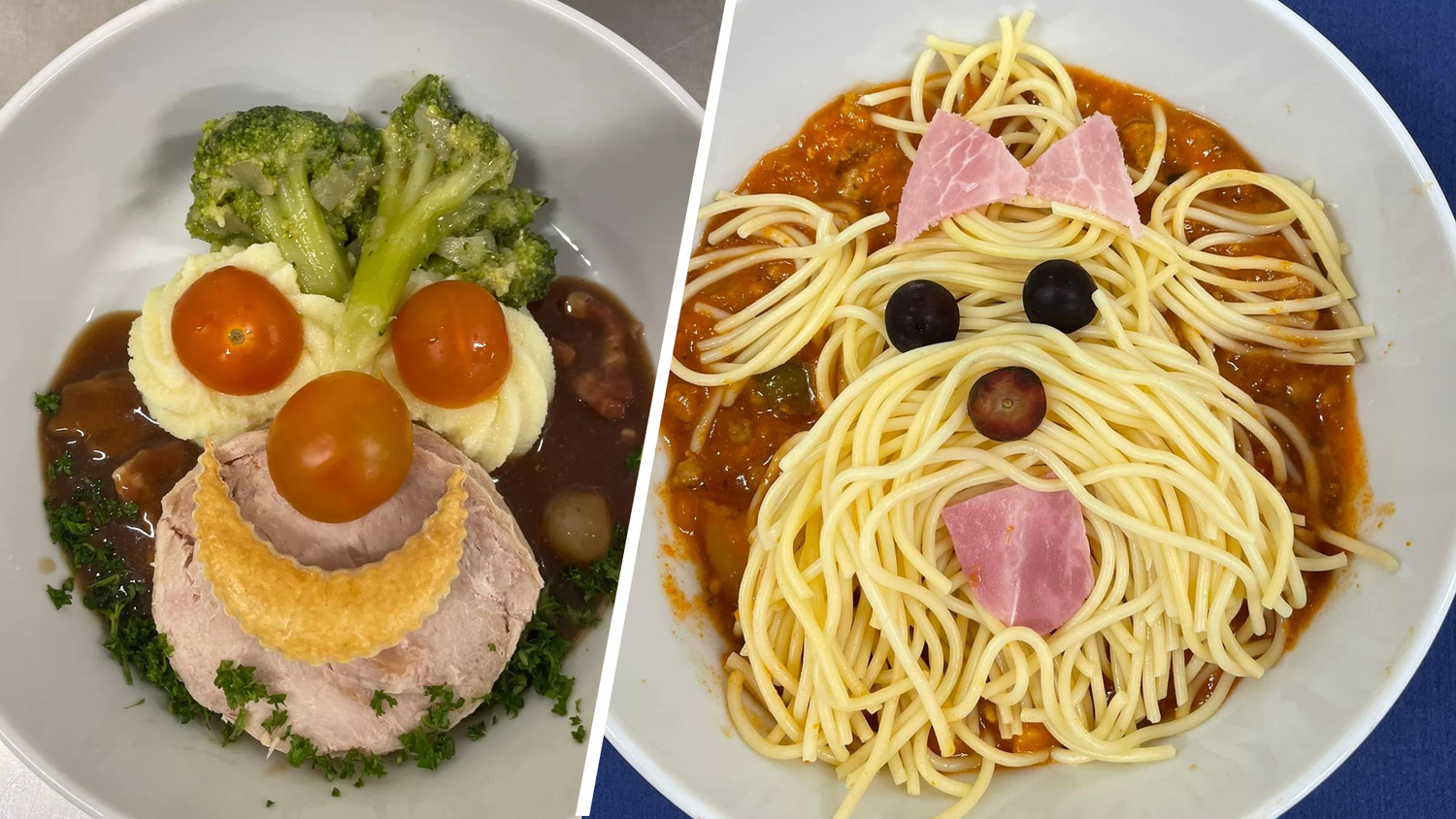 Leuke gezichtjes vrolijken kindermaaltijden op in ziekenhuis Geel | RTV