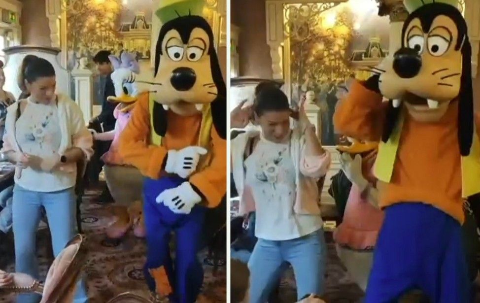 Goofy danst met Stephanie uit Leest op Oya Lélé: "Hij kende alle pasjes ...