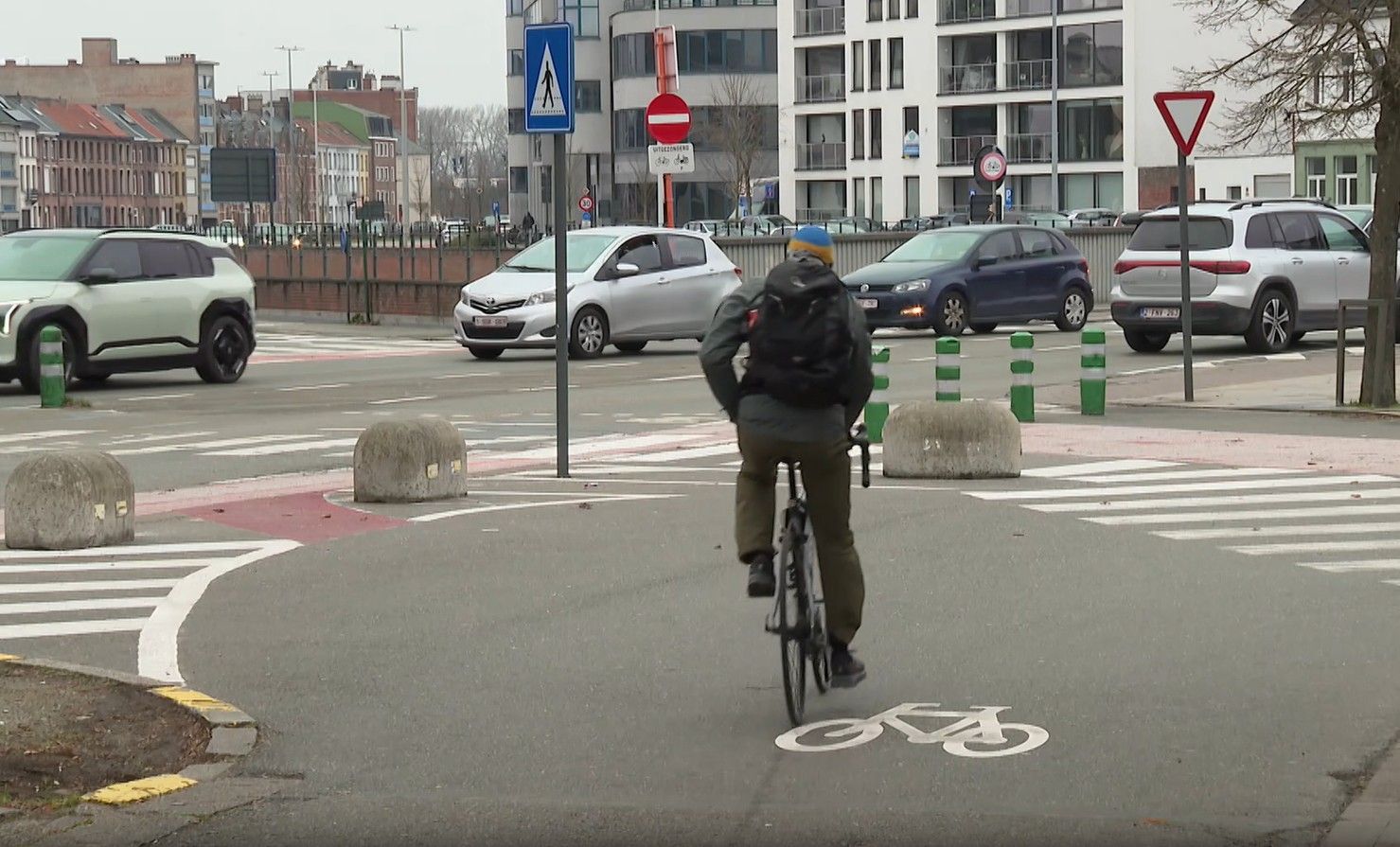 Fietspad Liersesteenweg in Mechelen opnieuw open en aangepast na ...