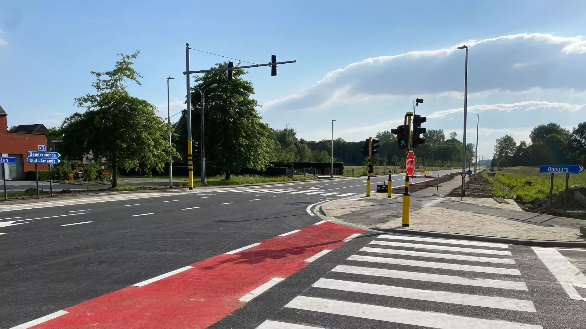 N17 Puurs-Sint-Amands half jaar vroeger open voor verkeer | RTV