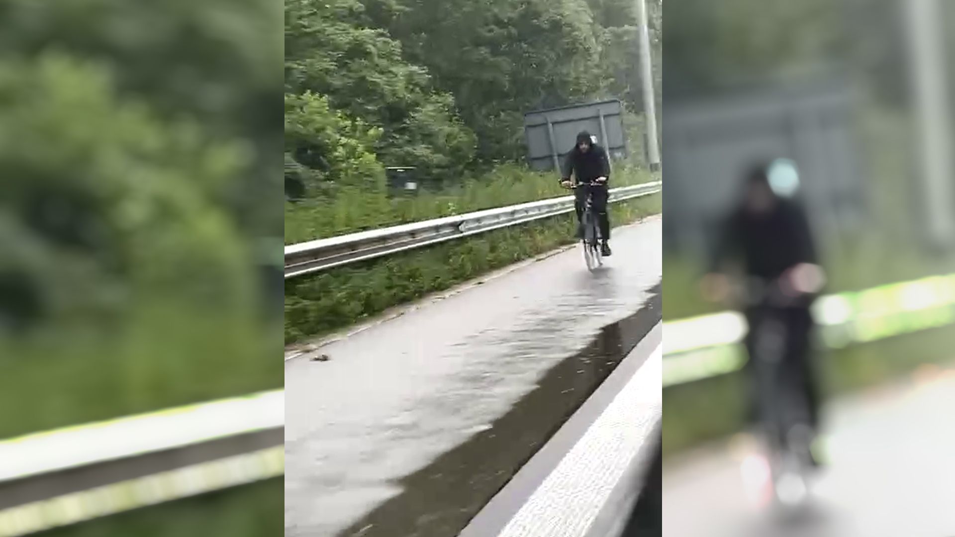 Pechstrook of fietspad? Fietser gespot op pechstrook E19 | RTV
