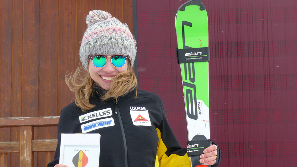 Sara Roggeman Belgisch kampioene skislalom in Val Thorens | RTV
