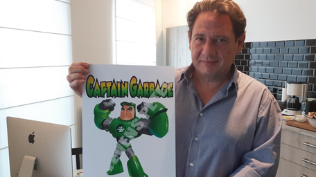 Bedenker stripfiguur Captain Garbage uit Nijlen | RTV